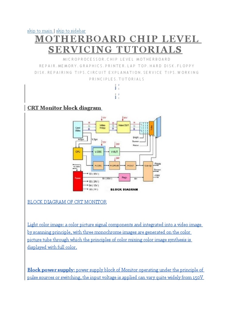 Motherboard Chip Level Servicing Tutorials PDF Free | PDF | Amplifier ...