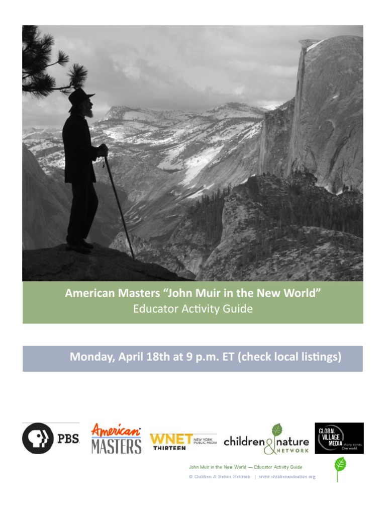 Muir Teacher Guide | PDF | John Muir | Trees