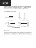 Taylor Theory of Gauging, Design and Types of Limit Gauges | PDF ...