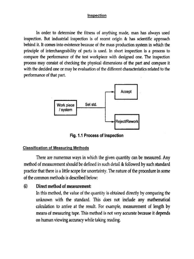 Inspection Techniques | PDF | Tools
