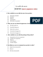 Survey Questionnaire For Level of Acceptability | PDF | Evaluation Methods