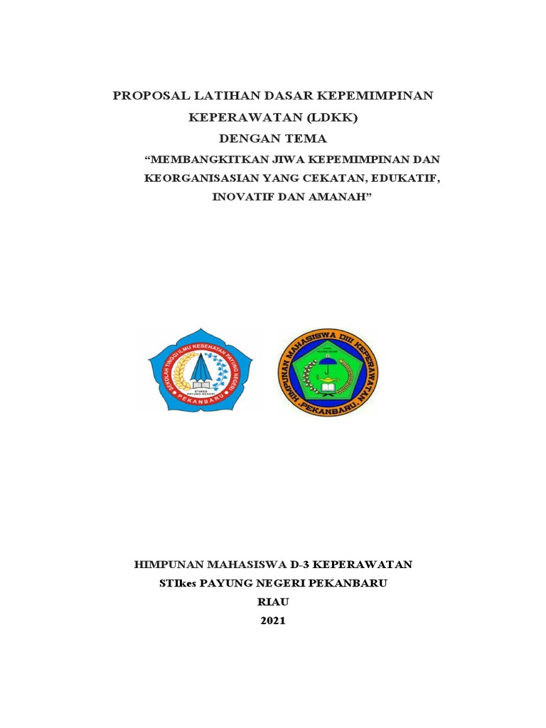 Proposal LDK 2021 (1) - 6 | PDF | Kesehatan Holistik