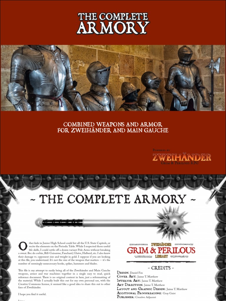 Armory Armory: The Complete | PDF | Artillery | Armour