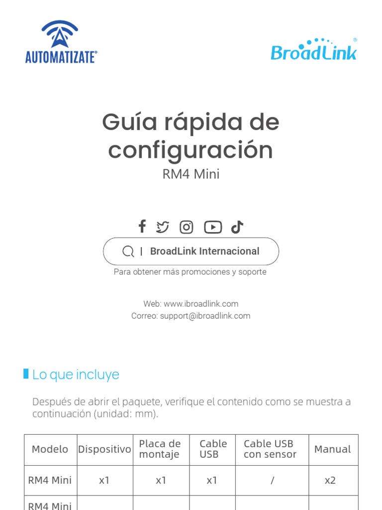 Guia de Configuracion para RM4 Mini Automatizate | PDF | USB | Bienes ...