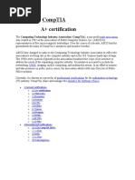 A+ Certification | PDF | Comp Tia | Certification
