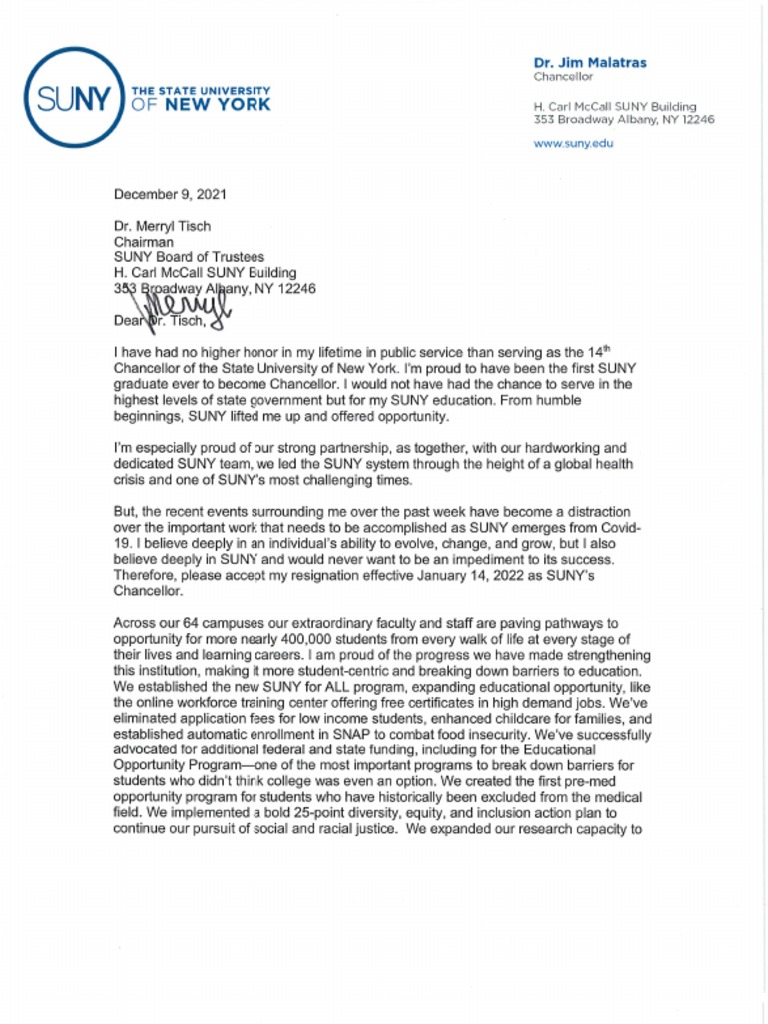 Letter To Chairman 12.9 (277215) | PDF