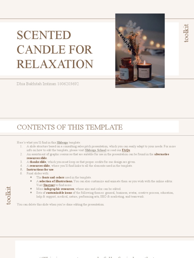 Scented Candle | PDF