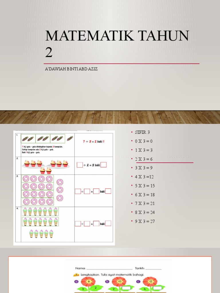 Matematik Tahun 2 | PDF