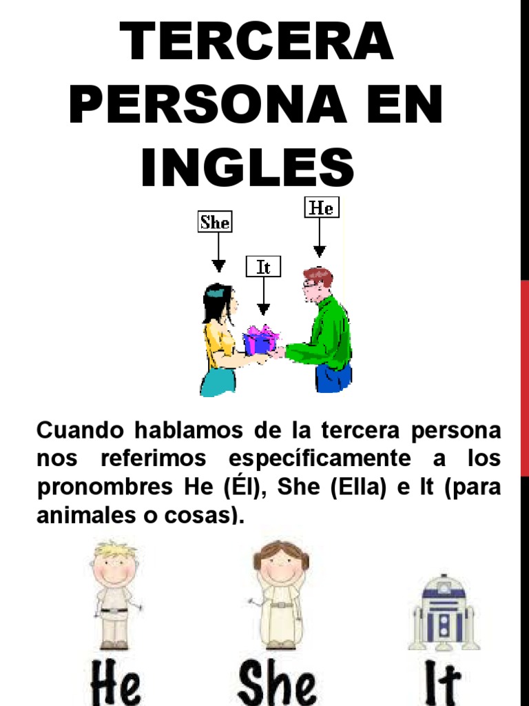 Tercera Persona En Ingles Pdf