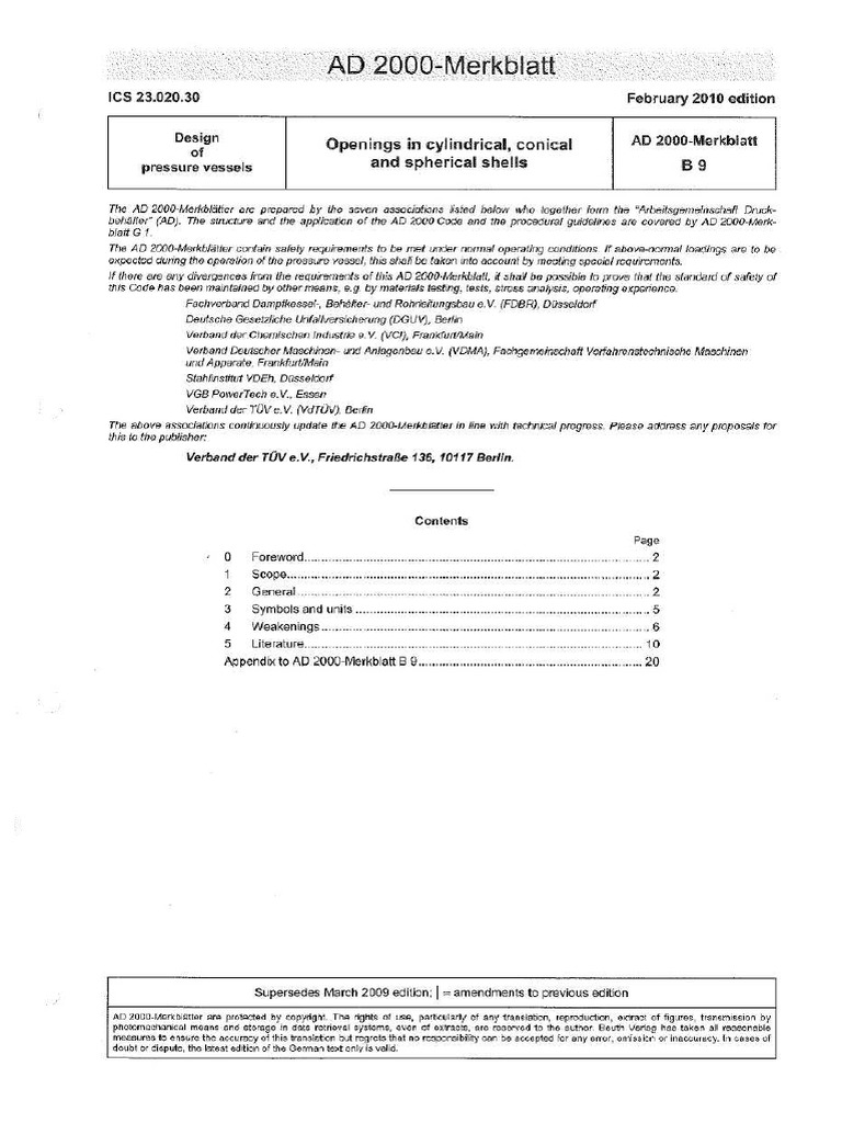 Ad2000 Merkblatt b9 2010 | PDF