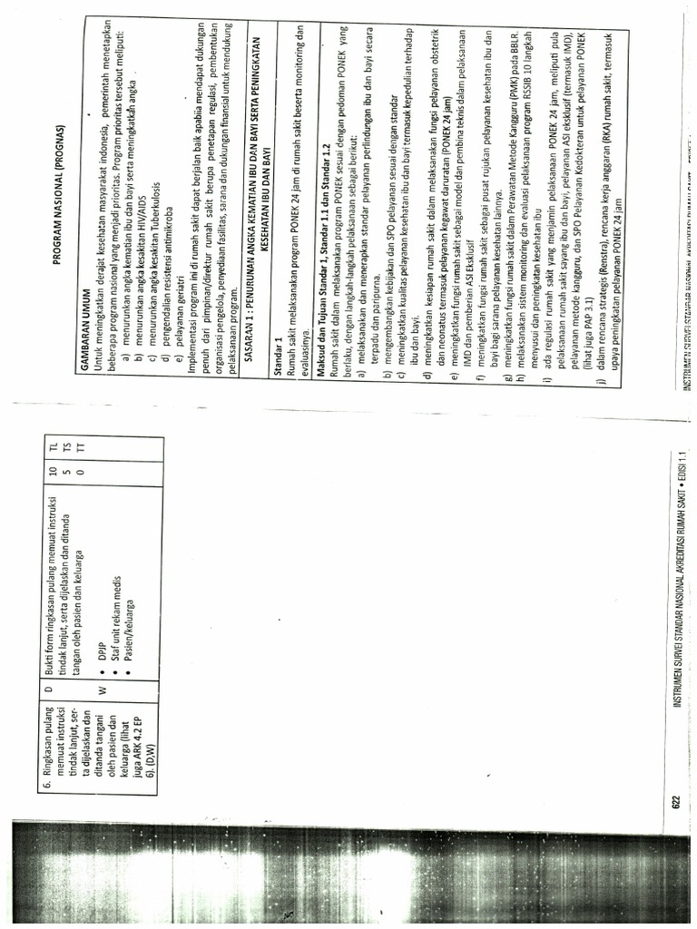 Elemen Penilaian POKJA PROGNAS | PDF