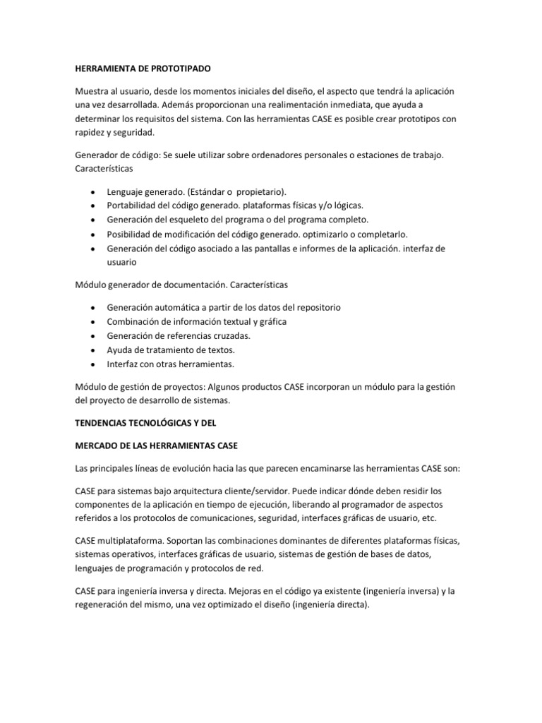 Herramientas Case | PDF | Lenguaje de programación | Biblioteca ...