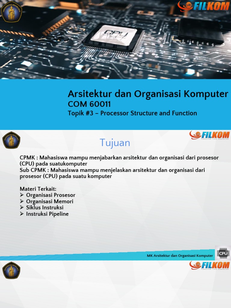 Struktur dan Fungsi Prosesor CPU | PDF | Komputer