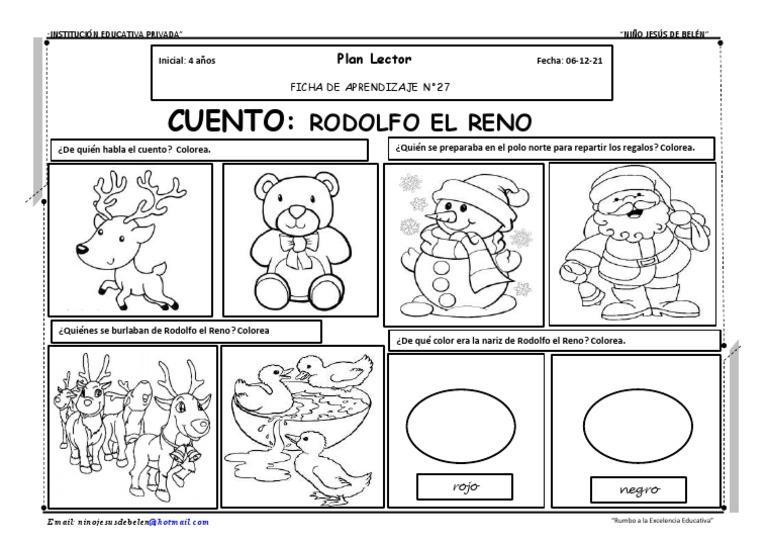 Cuento Infantil: Rodolfo el Reno | PDF