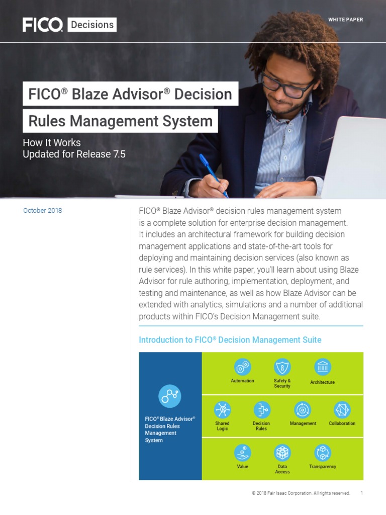 FICO Blaze Advisor Decision Rules - How It Works | PDF | Object ...