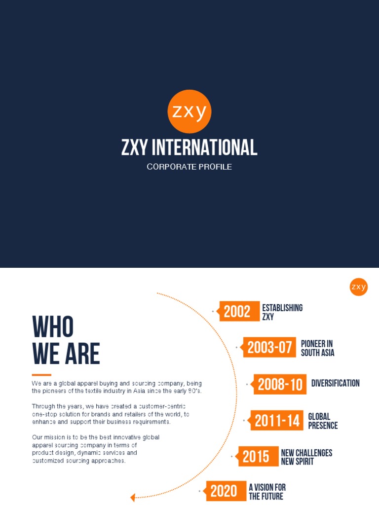 ZXY International Corporate Overview | PDF | Audit | Textiles