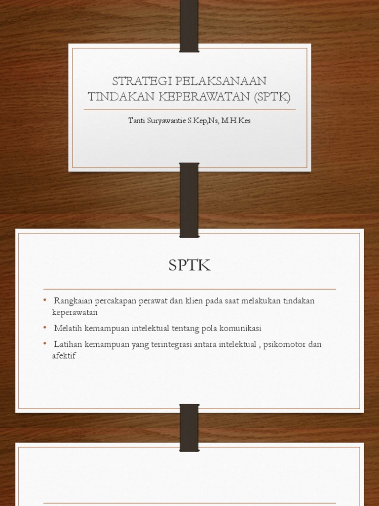 Strategi Pelaksanaan Tindakan Keperawatan (SPTK) | PDF | Karier & Perkembangan