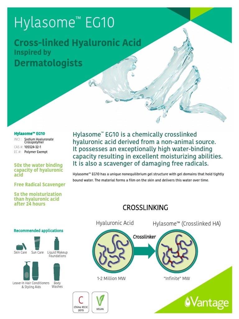 Hylasome EG10 SS 2020 | PDF | Cross Link | Gel