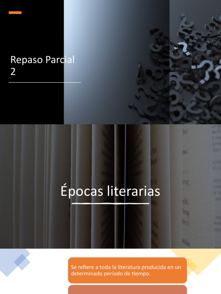Repaso Parcial 2 Literatura | PDF | Romanticismo | Literatura medieval