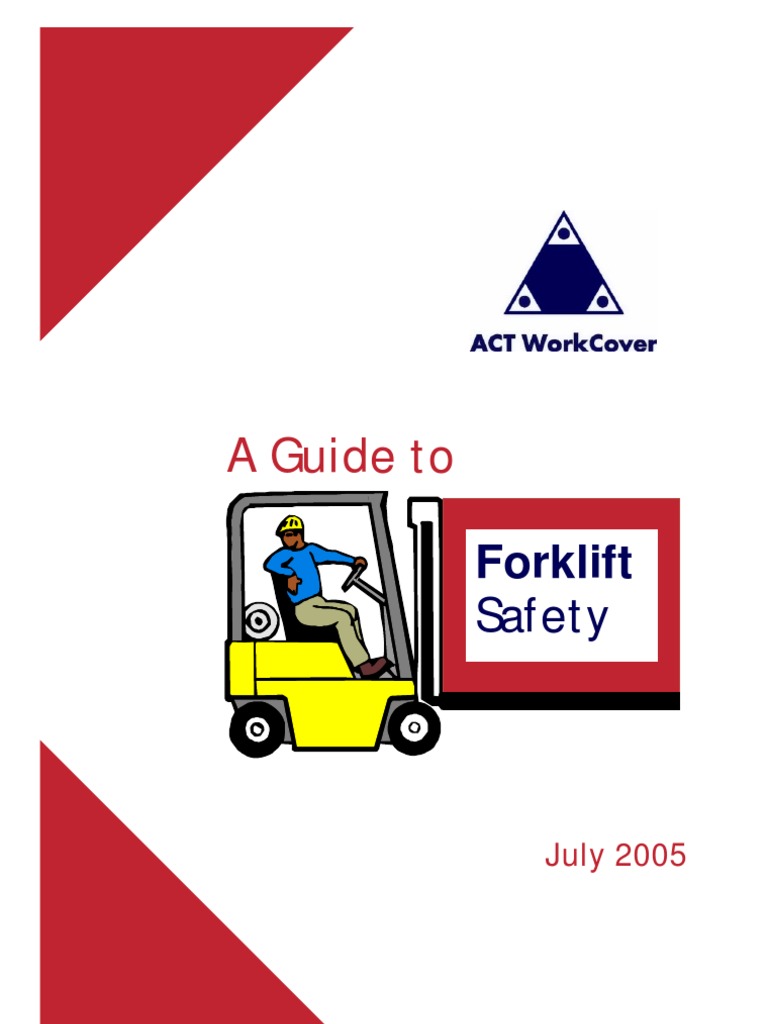 Forklift Safety Booklet | PDF | Forklift | Occupational Safety And Health