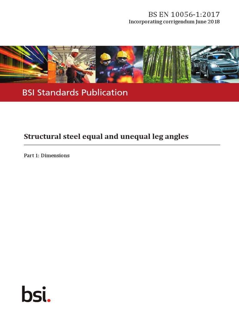 BS en 10056-1-2017 (2018) | PDF | Structural Steel | Rolling (Metalworking)