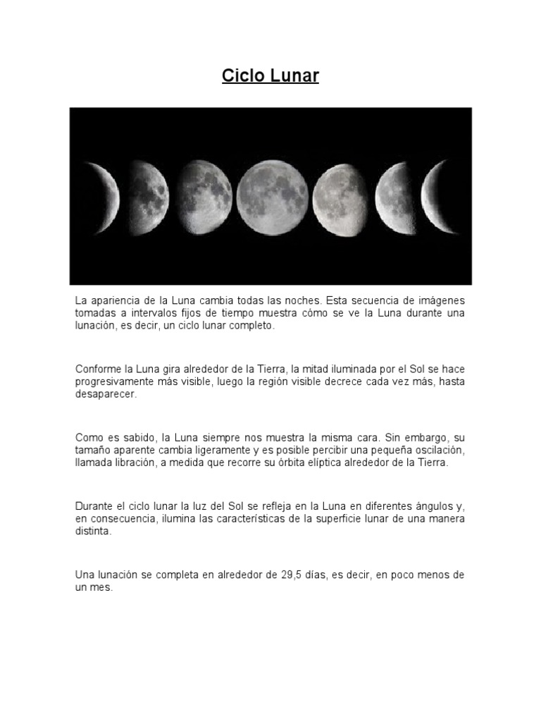 Ciclo Lunar | PDF