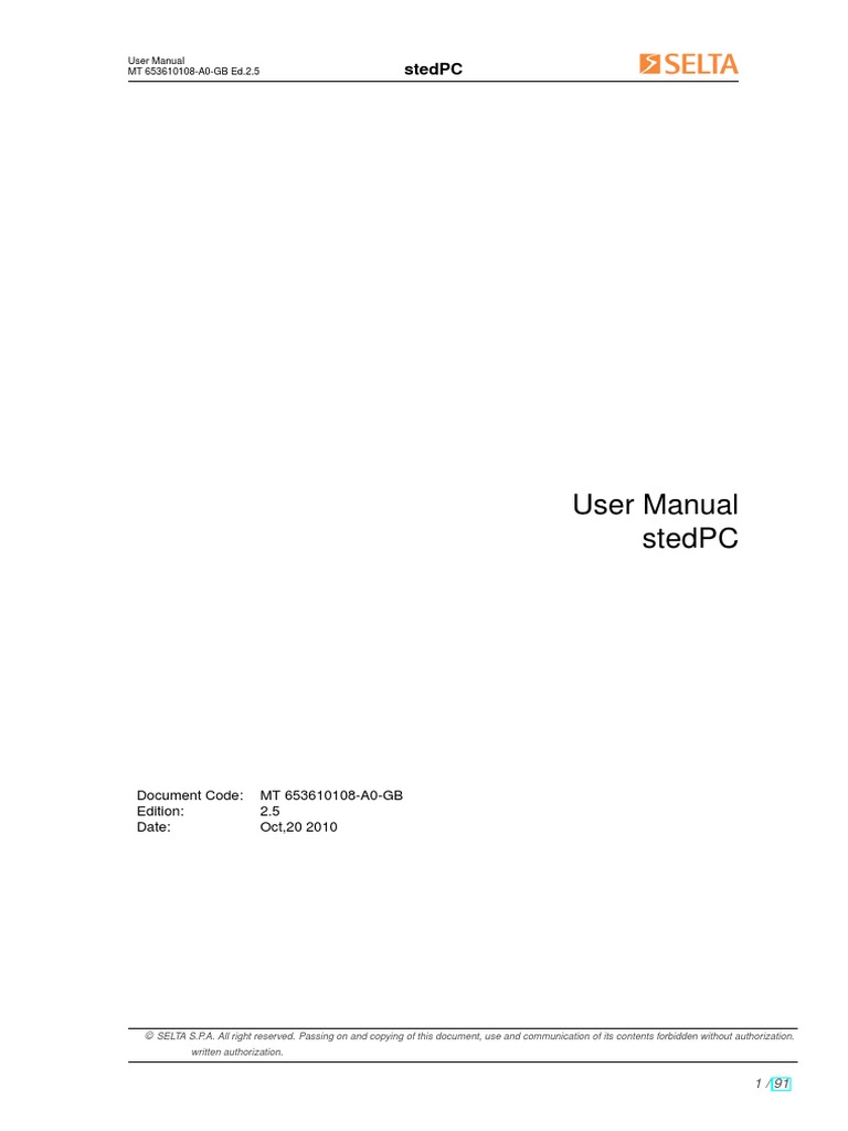 Sted User Manual | PDF | Computer Network | Computer Hardware