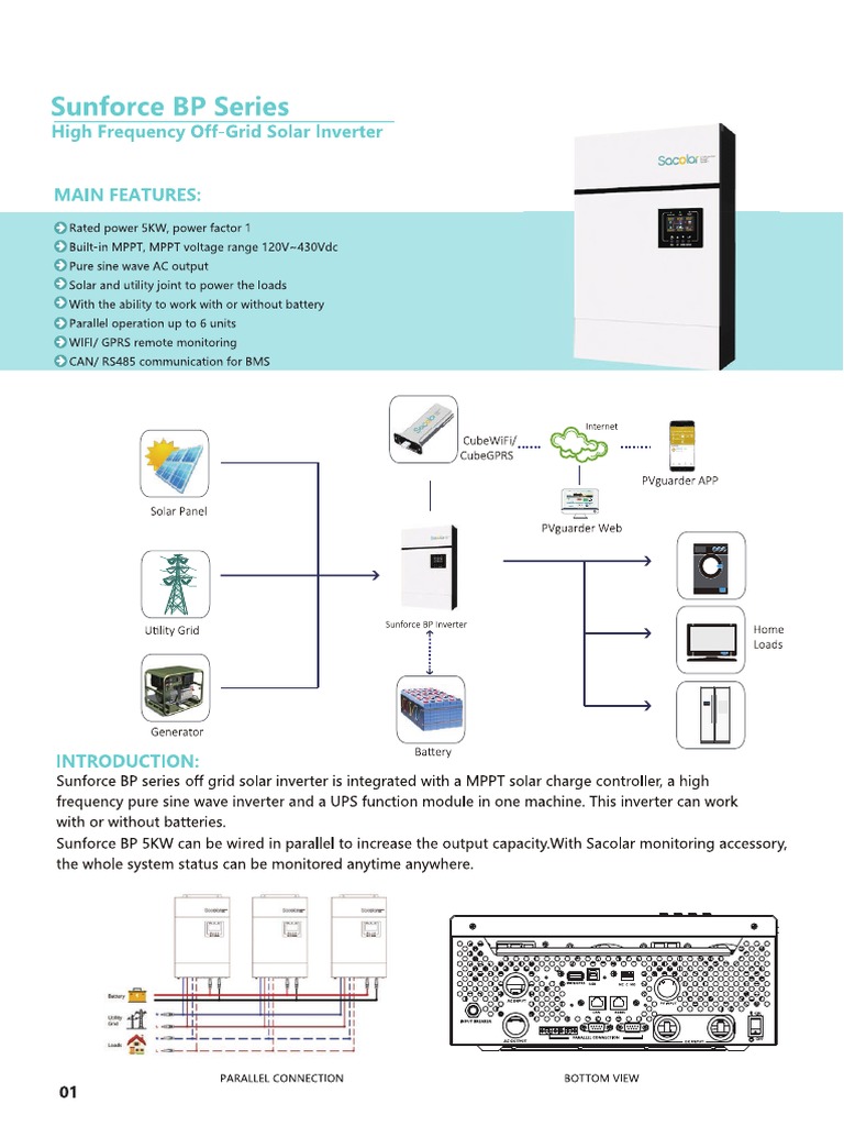 Sunforce BP5000 | PDF