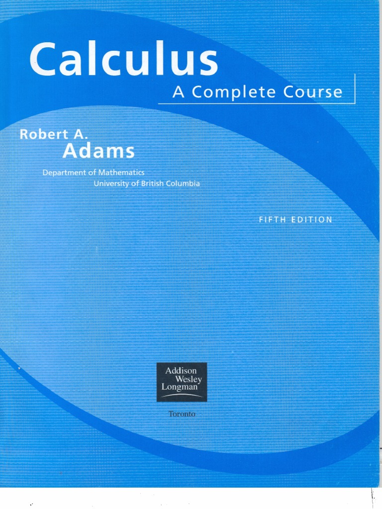 Calculus - A Complete Course | PDF