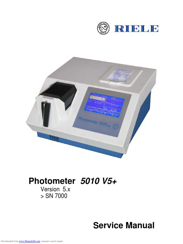 Photometer 5010 v5 | PDF | Analog To Digital Converter | Calibration