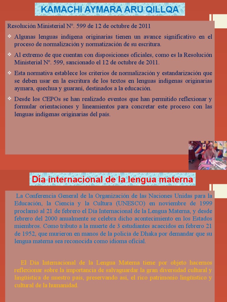 Aymara Aru Thakhinchawi | PDF