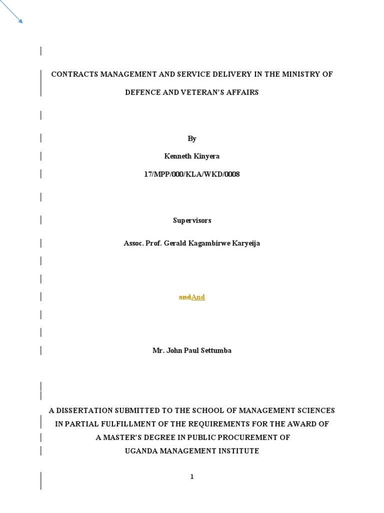 Dissertation UMI Ken (Autosaved) 11 Edited | PDF | Procurement | Data ...