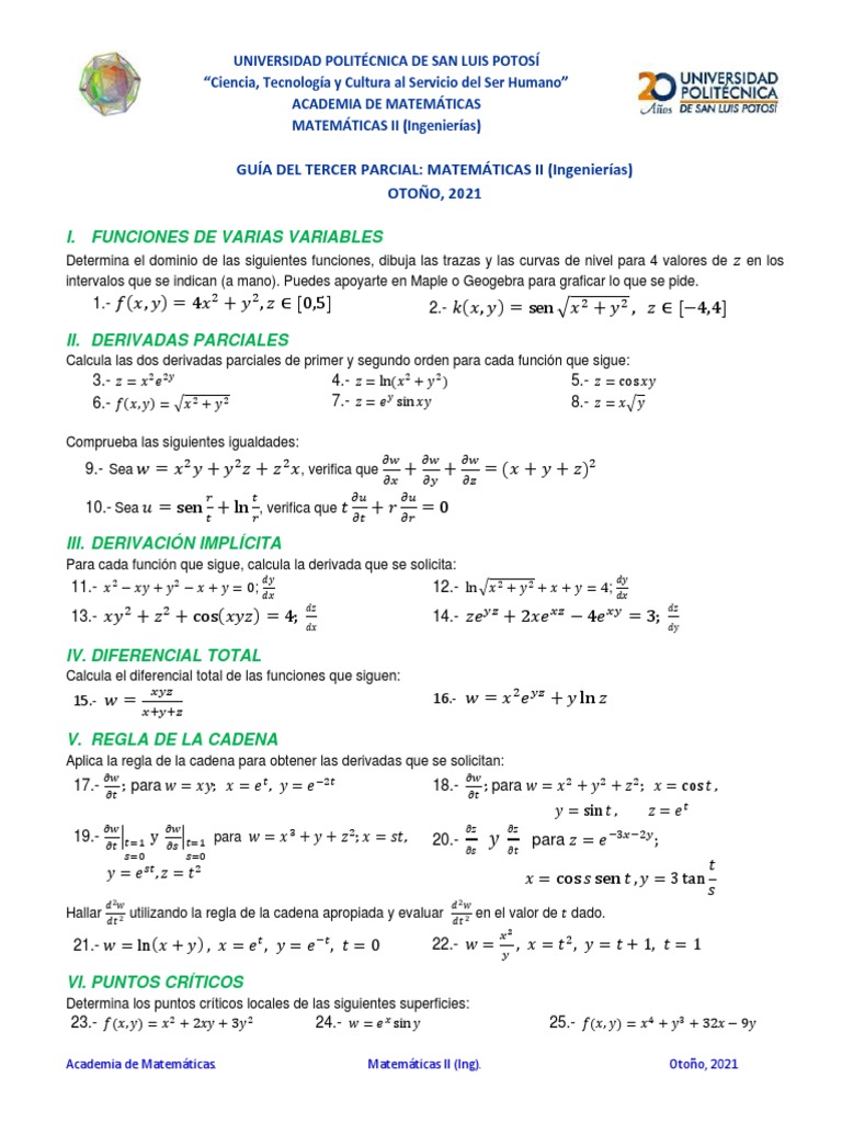 Guía Mate 2 | PDF | Integral | Masa