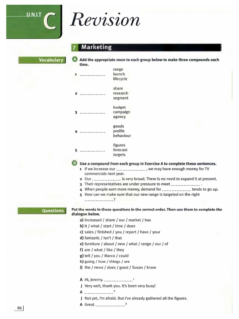 Revision Unit C | PDF