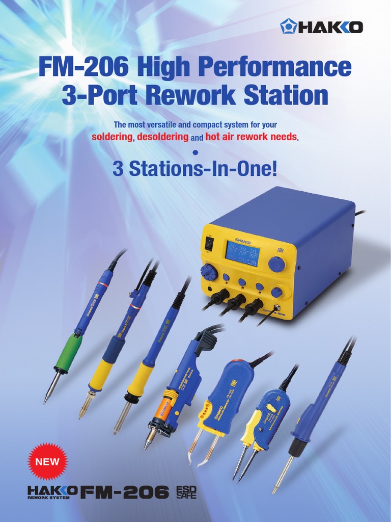 FM-206 High Performance 3-Port Rework Station: 3 Stations-In-One! | PDF ...