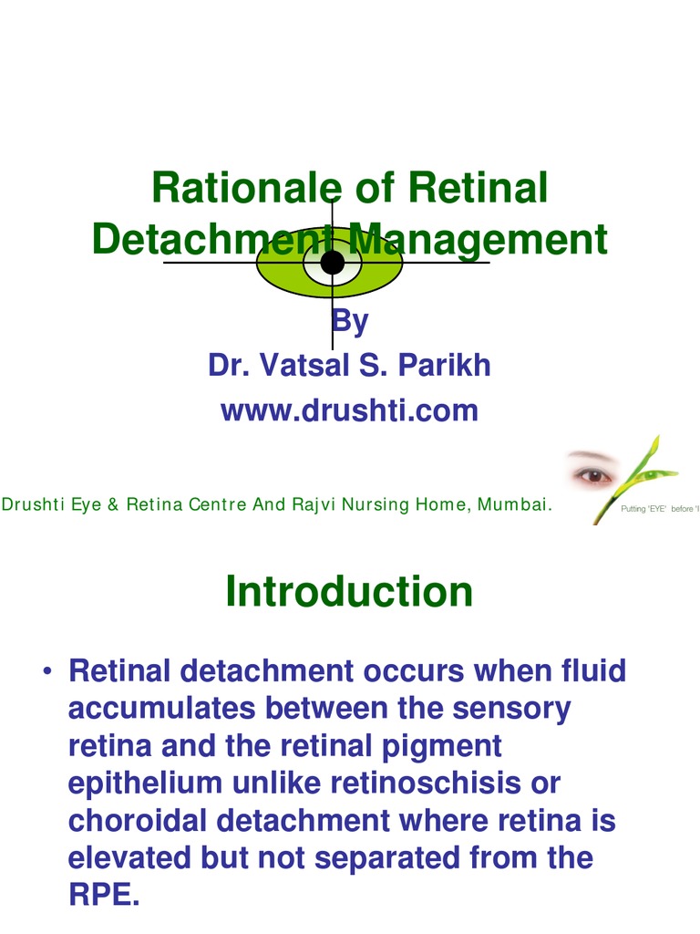 19 Rationale of Retinal Detachment Management | PDF | Eye | Senses