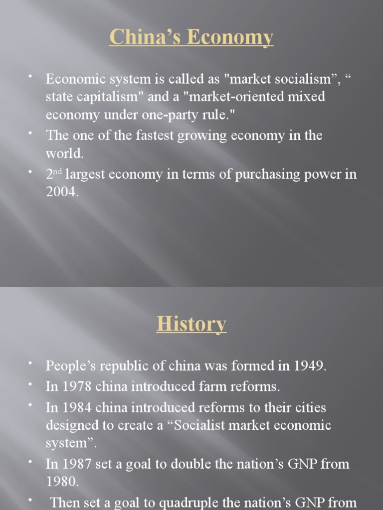An In-Depth Analysis of China's Rapidly Growing Economy, Reforms, Trade ...