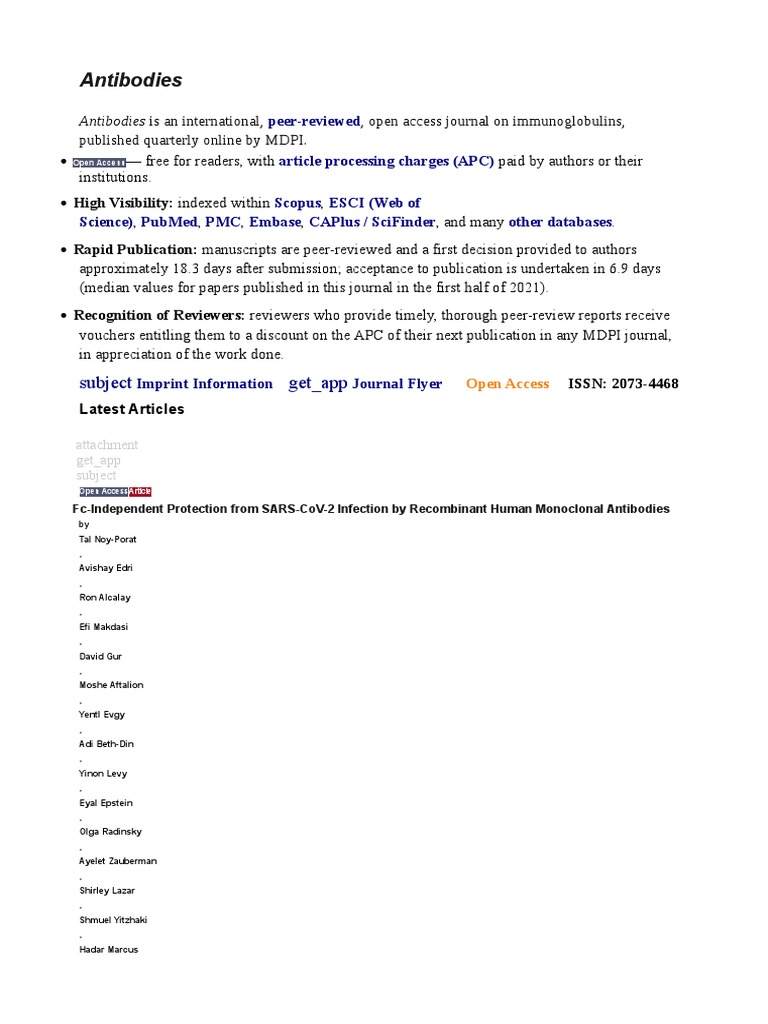Antibodies | PDF