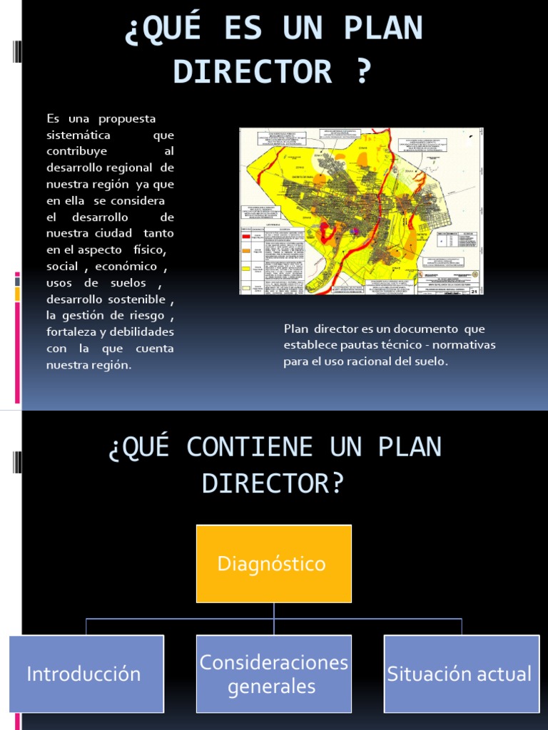 Definición y Contenido del Plan Director | PDF | Economias
