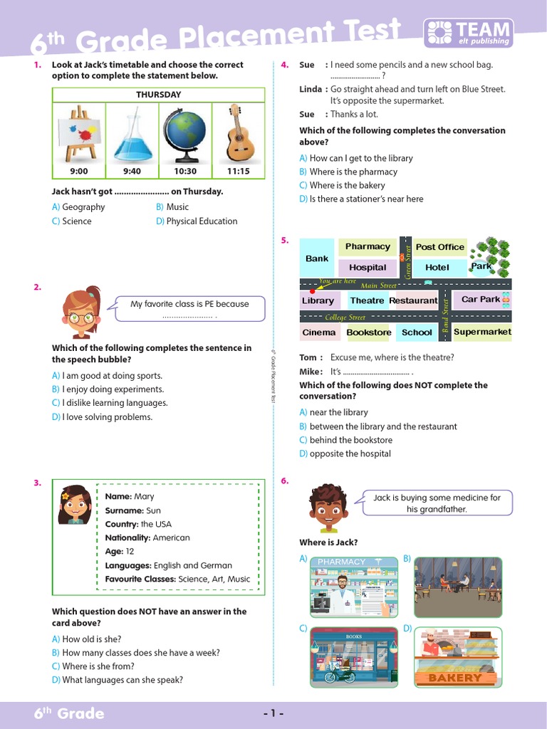 Ade Placement Test | PDF