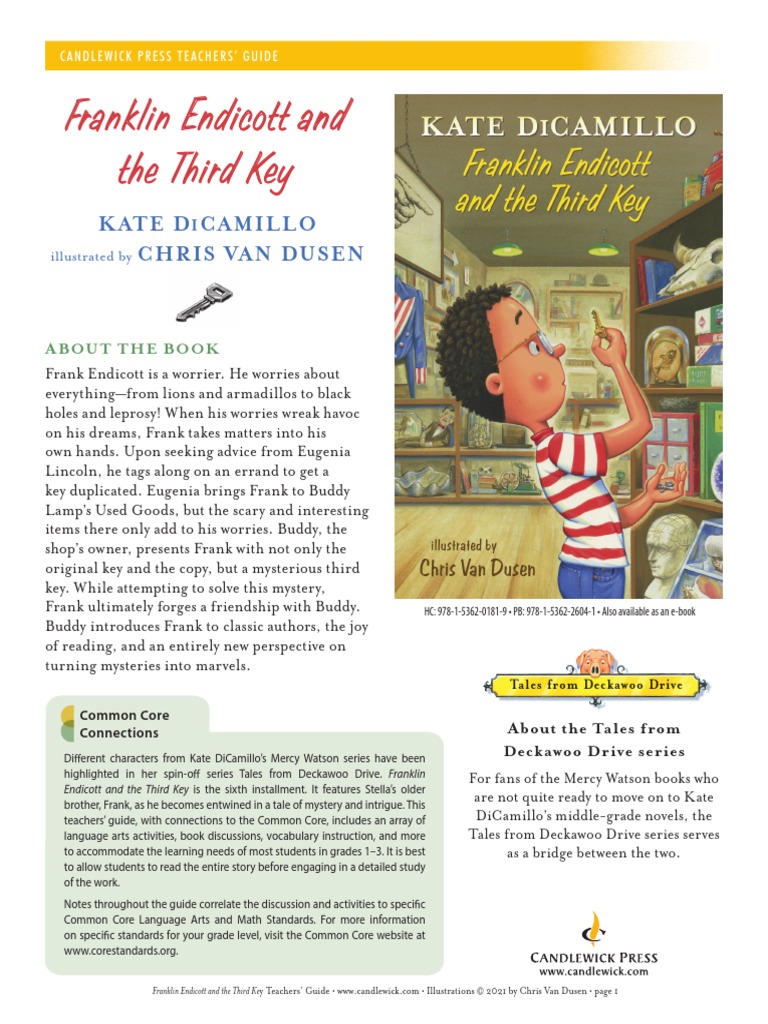 Franklin Endicott and The Third Key Teachers Guide | PDF | Word ...