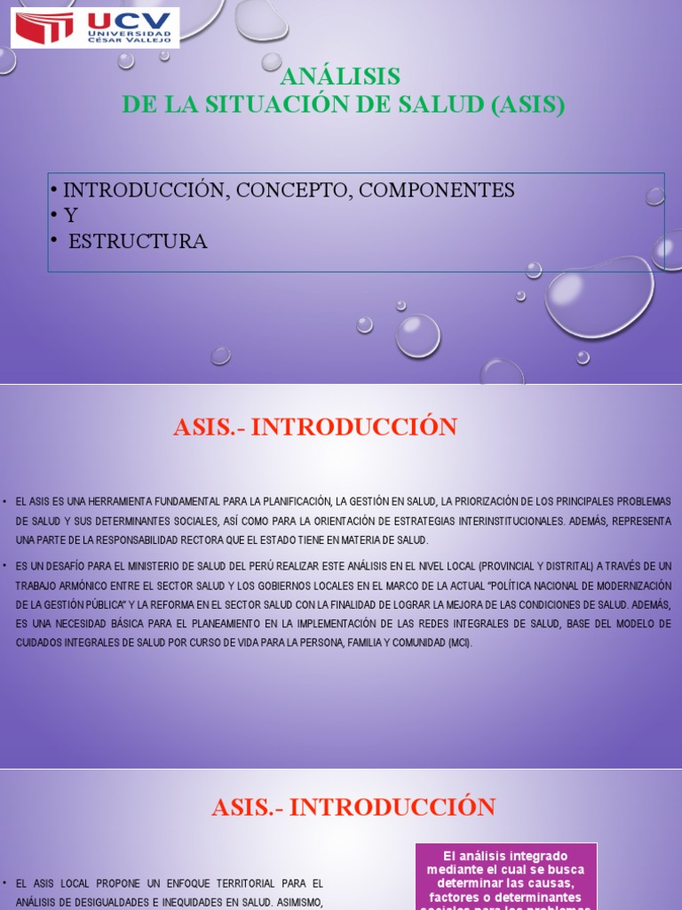 Componentes del ASIS en Salud Local | PDF | Población | Toma de decisiones