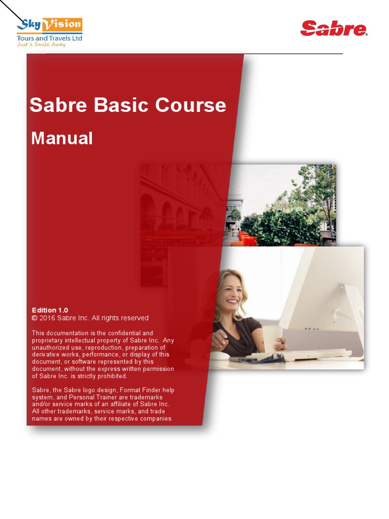 Sabre Basic Course: Manual | PDF | Aviation | Service Industries