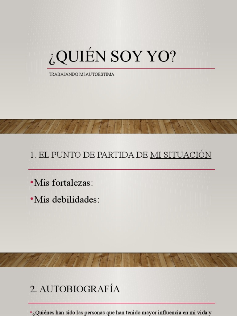 Quien Soy Yo | PDF