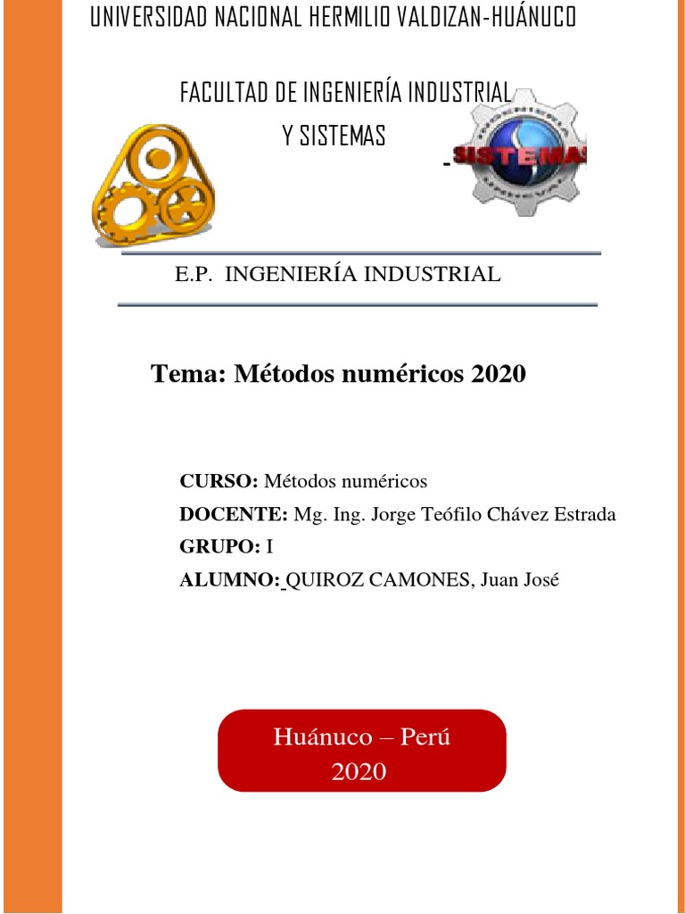 Metodos Numericos Cuaderno Virtual Quiroz Descargar Gratis Pdf