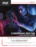 Cyberpunk Red Character Sheet | PDF | Weaponry | Leisure