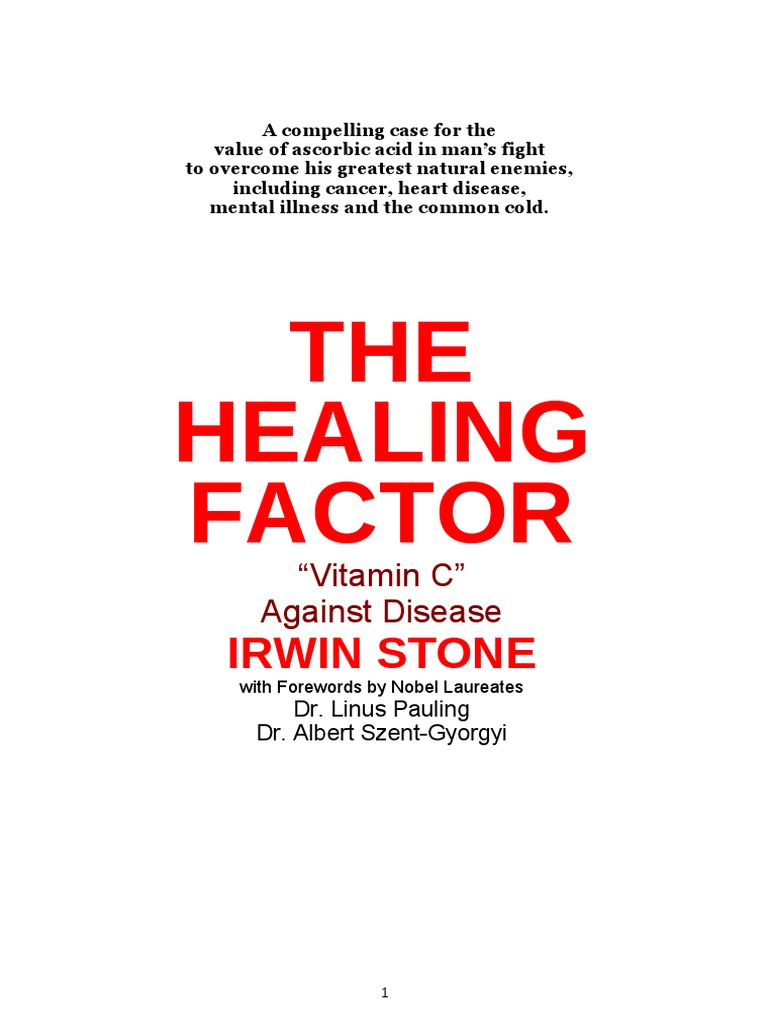 The Healing Factor v20150318 001 | PDF | Vitamin C | Dna