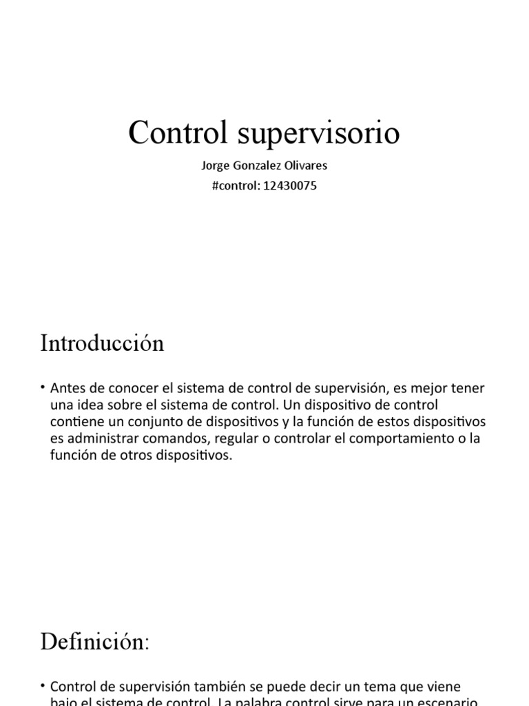 Control Supervisorio | PDF | Scada | Informática