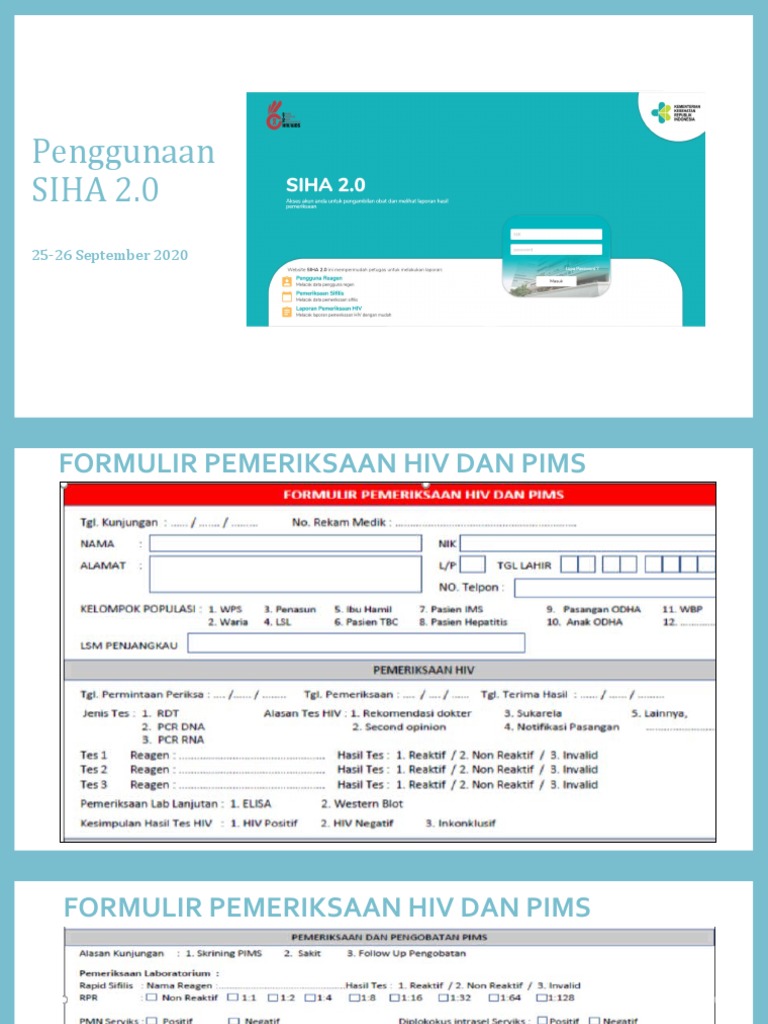 Aplikasi SIHA 2.0 | PDF