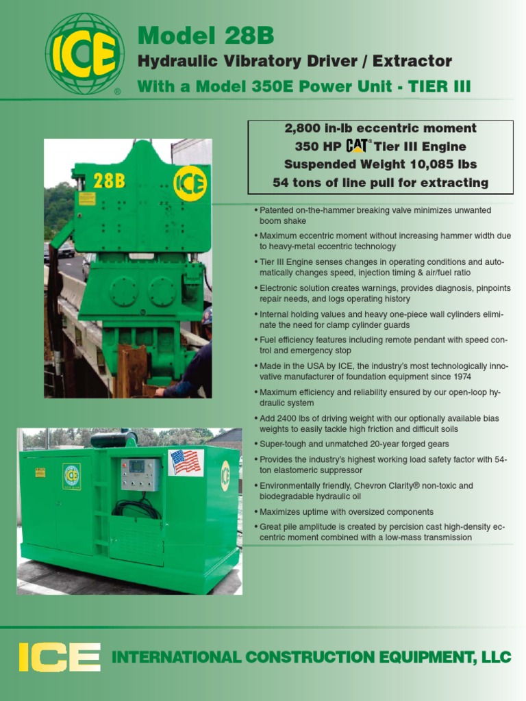 28B-350E Spec Sheet 20 AUGUST 2007 | PDF | Engines | Vehicle Technology